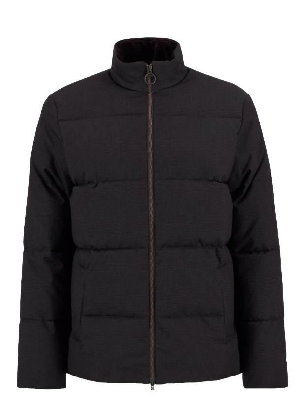 BARBOUR Barbour Quilted Zip-Up Jacket with Stand Collar